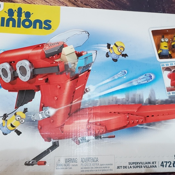 Mega Bloks | Toys | Minions Mega Bloks Minion Movie Supervillain Jet ...